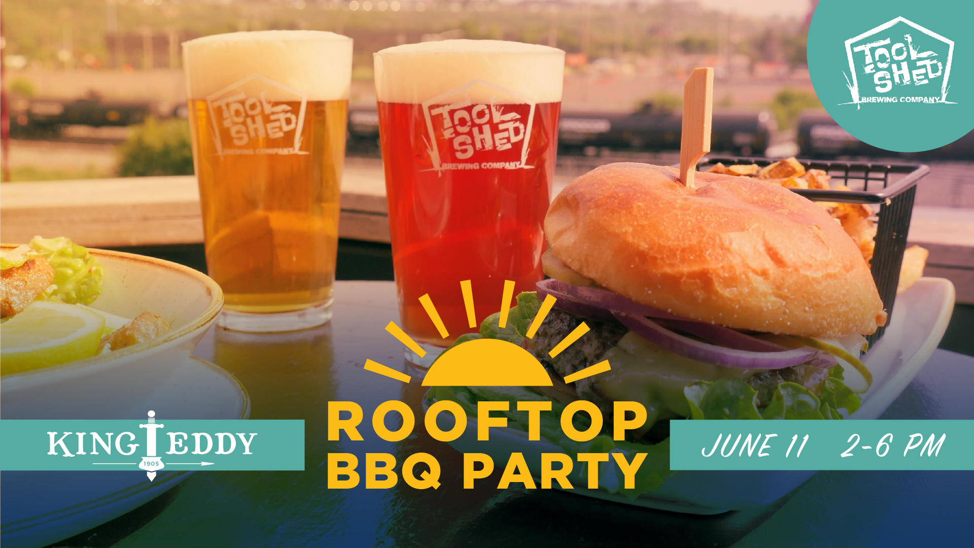King Eddy Rooftop BBQ Party: Tool Shed Tap Takeover | King Eddy