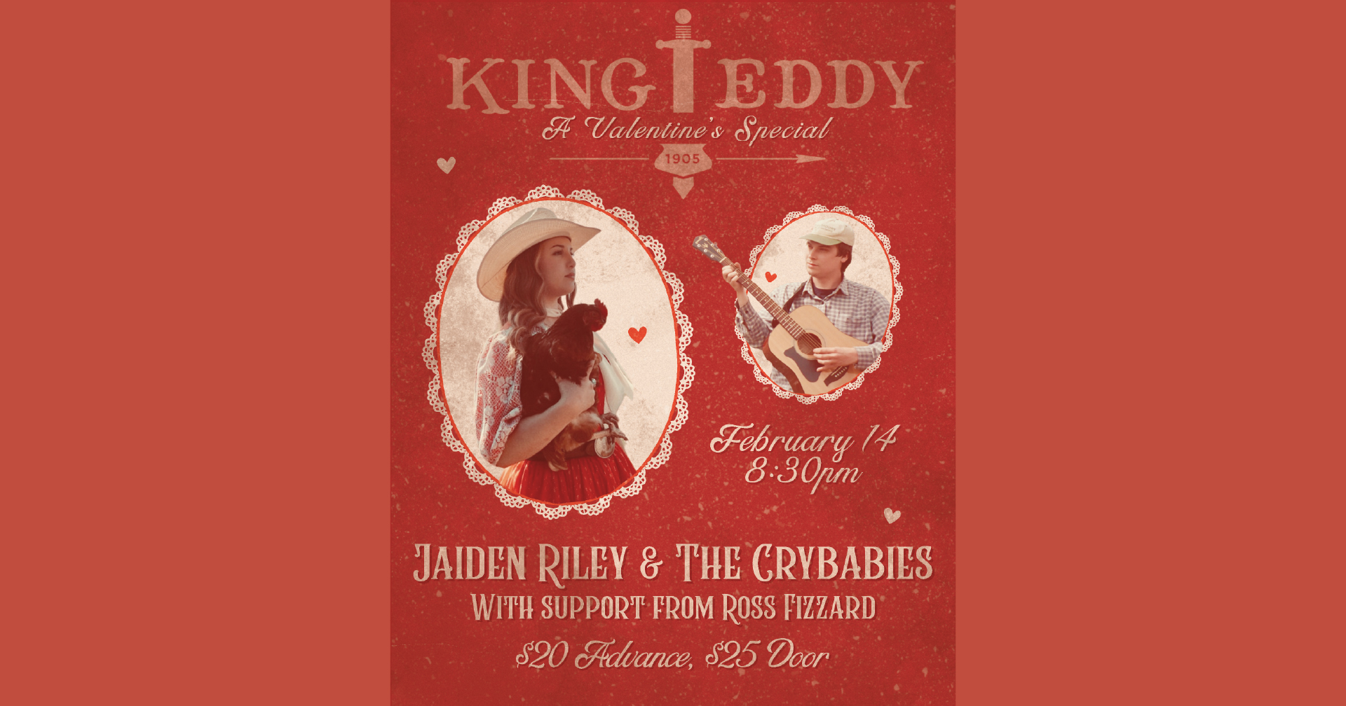 Jaiden Riley & the Crybabies with Ross Fizzard | King Eddy