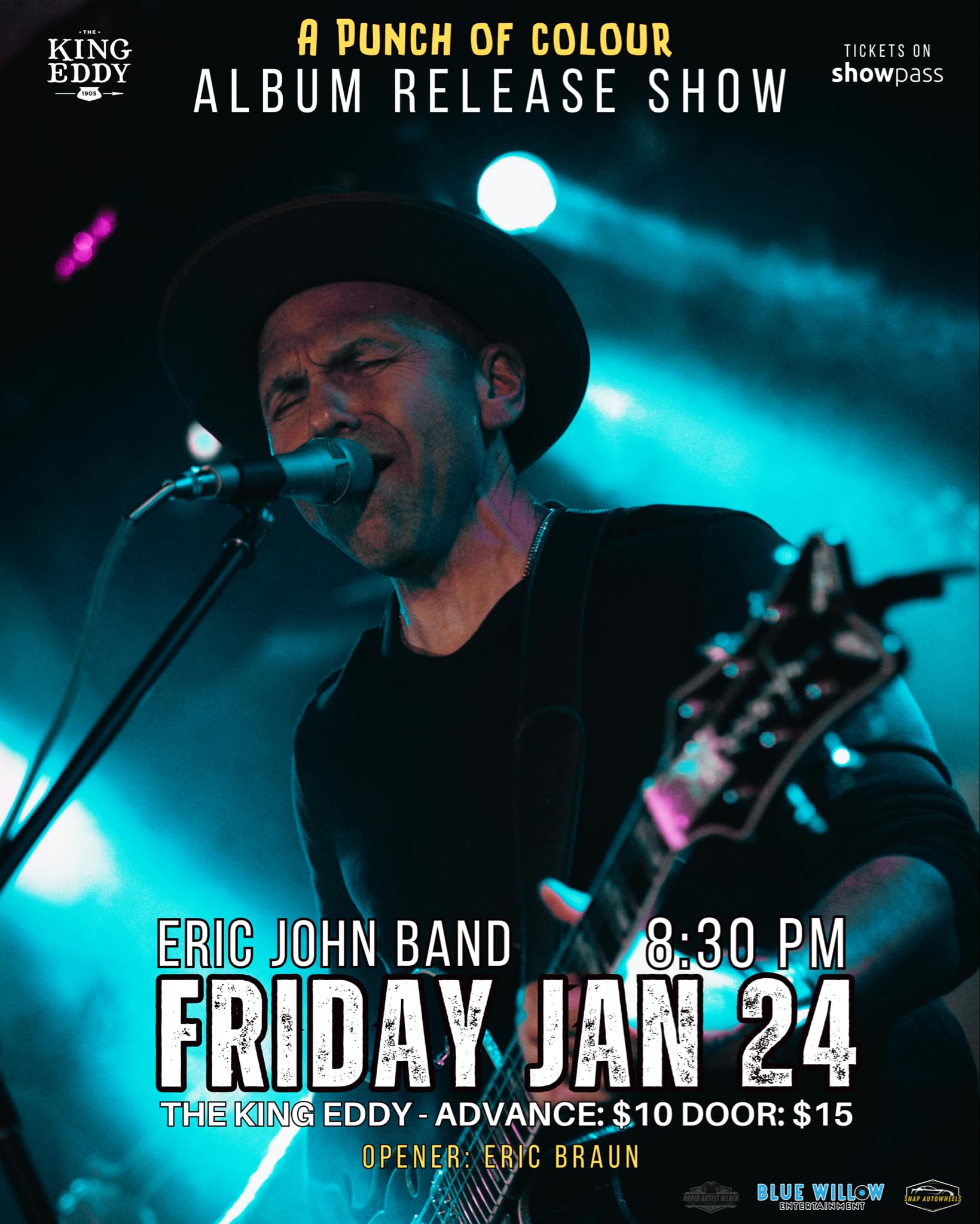 Eric John — ‘A Punch of Colour’ album release | King Eddy